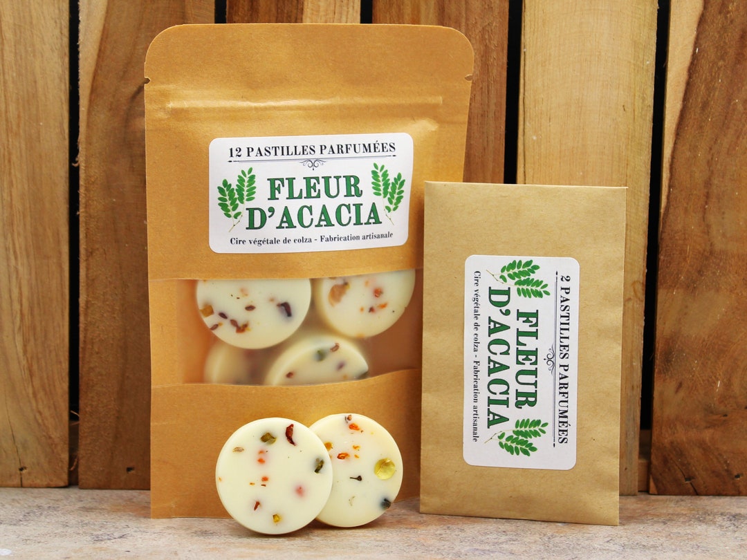 ACACIA FLOWER - Scented Pastilles - Rapeseed Wax - Vegetable Wax Melts ...