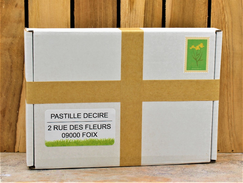 LEMONGRASS GERANIUM - Scented Lozenges - Rapeseed Wax - Vegetable Wax ...