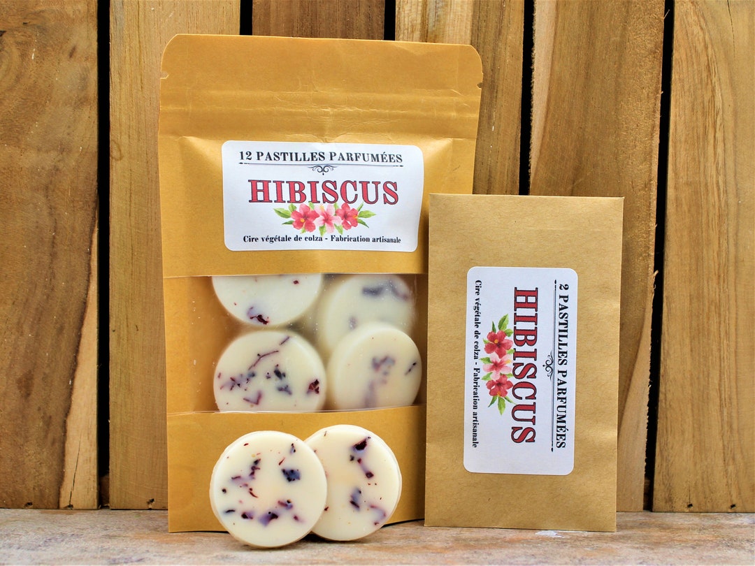 HIBISCUS Scented Pastilles Scented Wax Melts Vegetable Rapeseed Wax. - Etsy