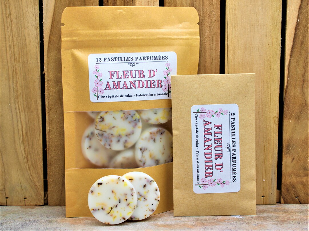 ALMOND BLOSSOM - Scented Pastilles - Rapeseed Vegetable Wax - Scented ...
