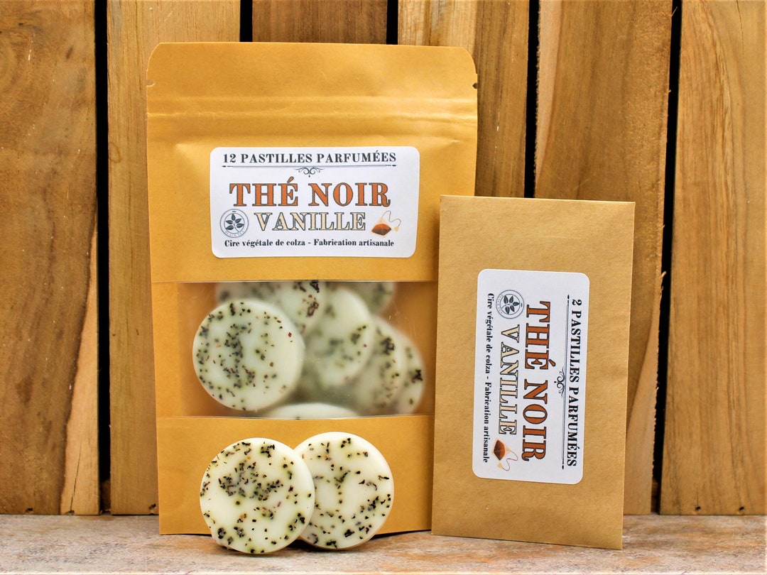 VANILLA BLACK TEA Scented Pastilles Rapeseed Wax Vegetable Wax Melts ...