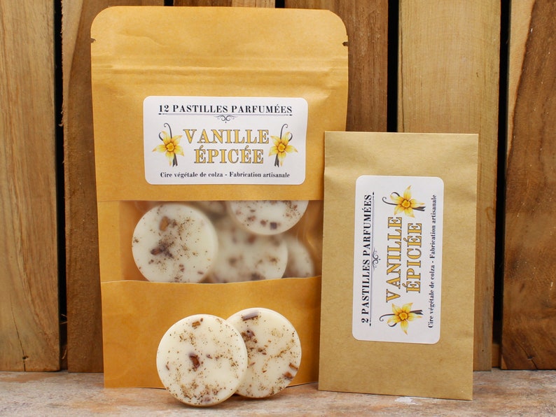 SPICY VANILLA - Scented Pastilles - Rapeseed Wax - Vegetable Wax Melts ...