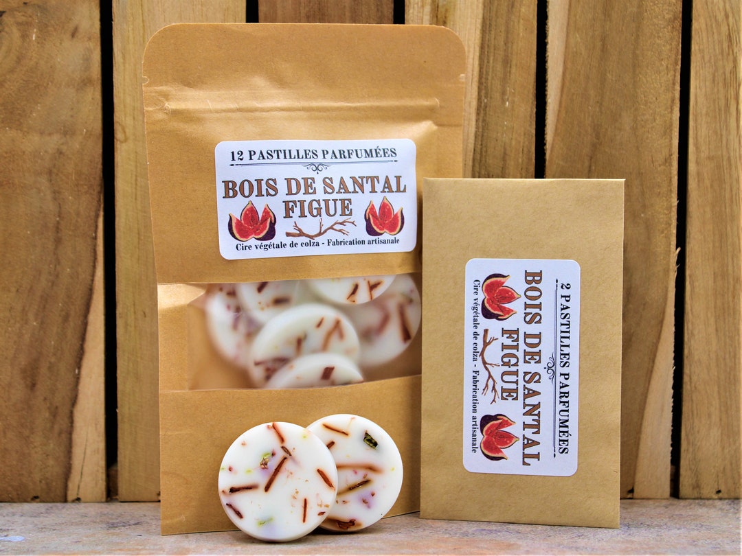 SANDALWOOD / FIG - Scented Pastilles - Scented Wax Melts - Rapeseed ...