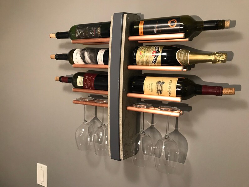 Custom Hanging Wine Rack - Etsy