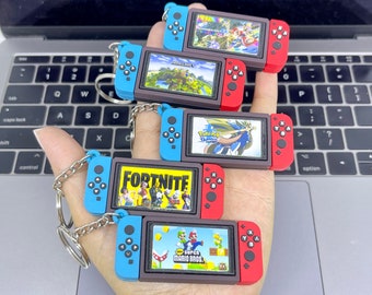 Nintendo Switch Recycled Acrylic Shaker Keychain Keyring With - Etsy