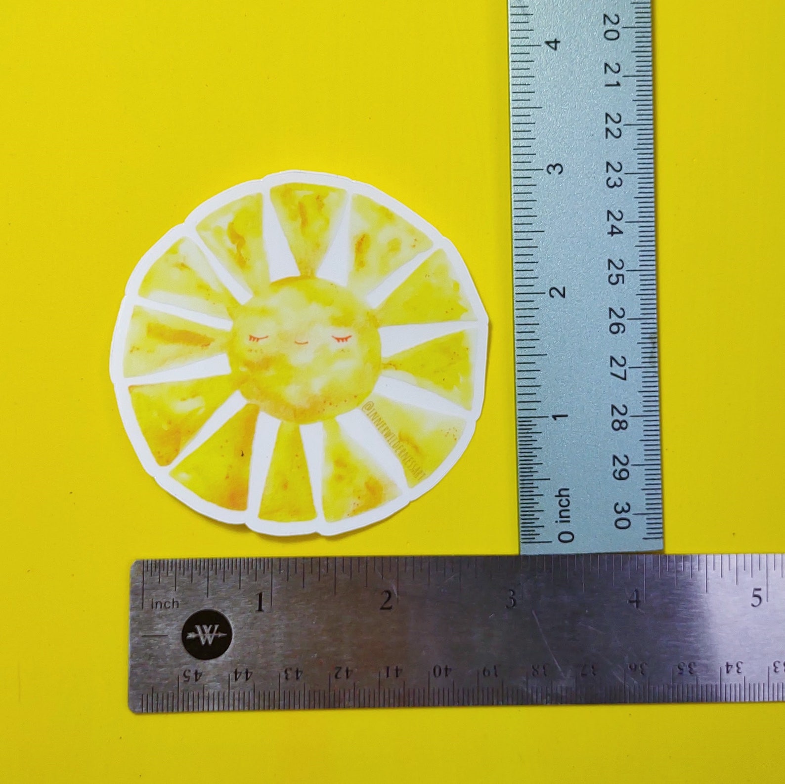 Happy Sun Sticker Smiley Face Sun Sticker Transparent - Etsy