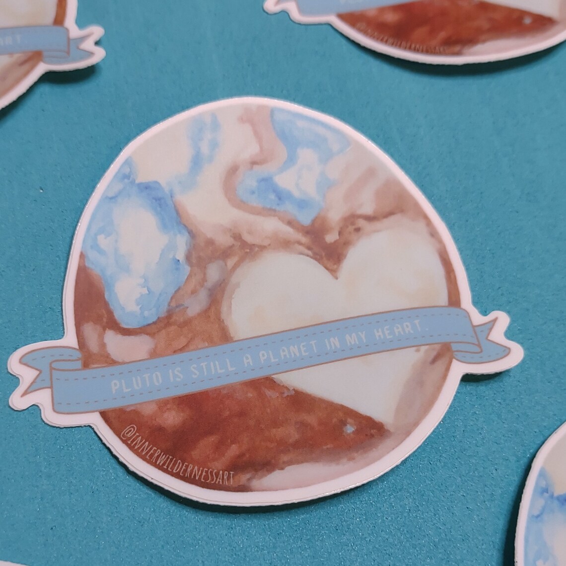 Pluto Sticker, Pluto is Still a Planet in My Heart, Solar System ...