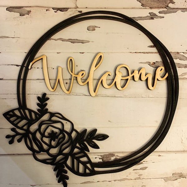 Welcome Circle Sign Designs - Etsy