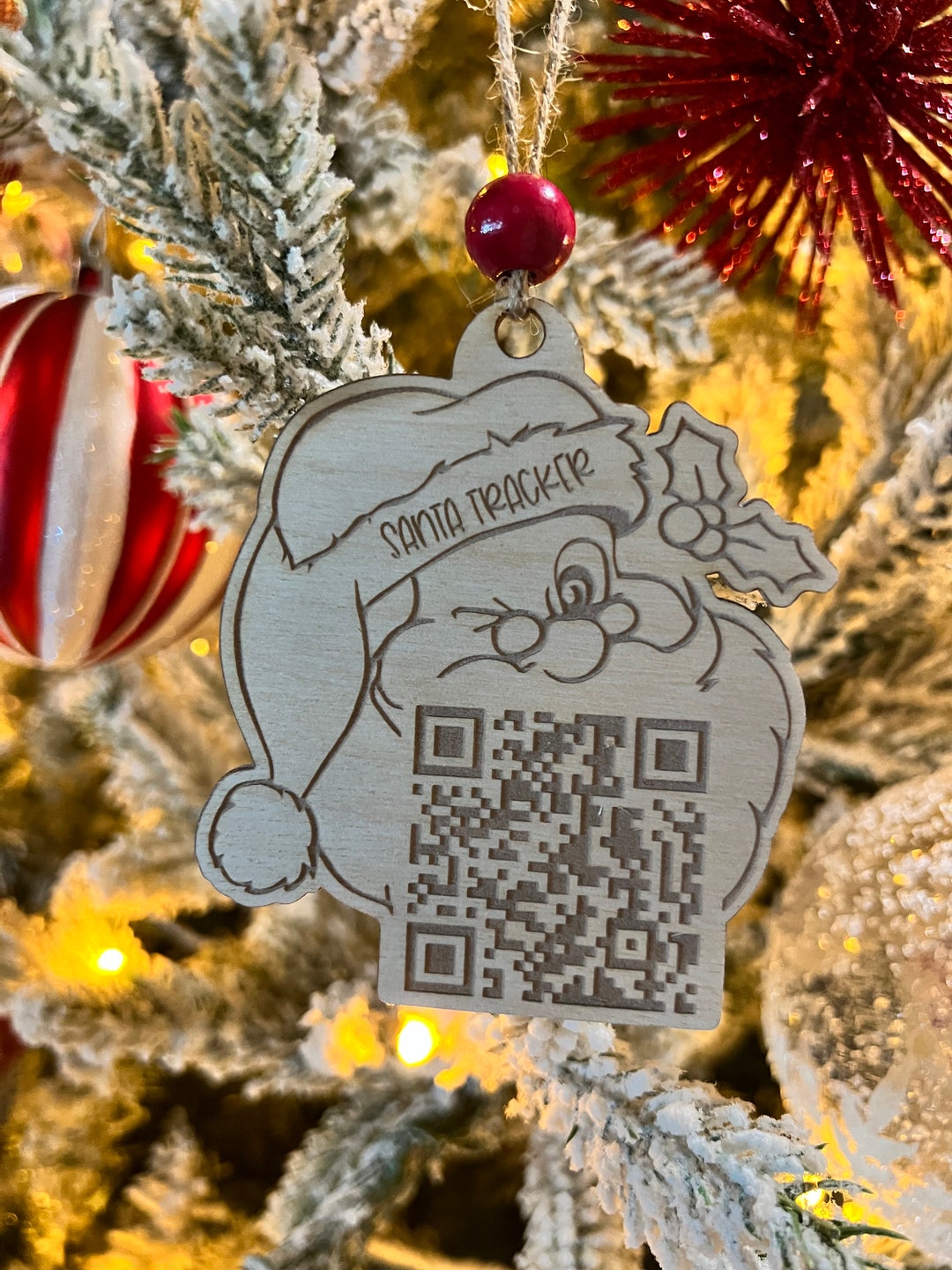 Santa Tracker Christmas Ornament, Track Santa, Holiday Activity ...