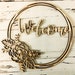 Circle Welcome Floral Sign/housewarming Gift/3d Laser Cut Welcome ...