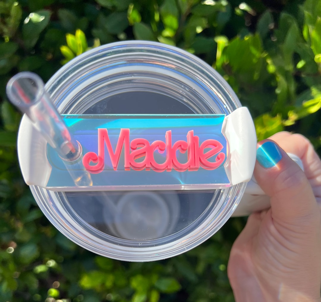 Barbie Stanley Name Plate, Barbie Inspired Name Plate, Personalized ...