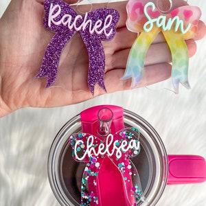 Bow Stanley Lid Tag || Bow Stanley Name Plate || 30oz and 40 Oz Toppers ...