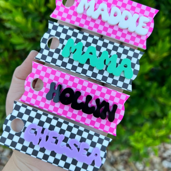 Pink Checkered Plates - Etsy