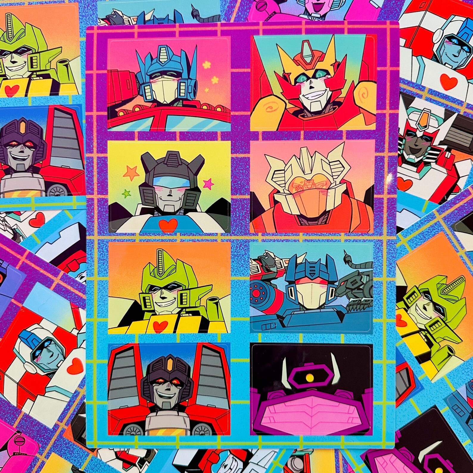 Transformers Sticker Sheet V.1 (PREORDER) - Etsy