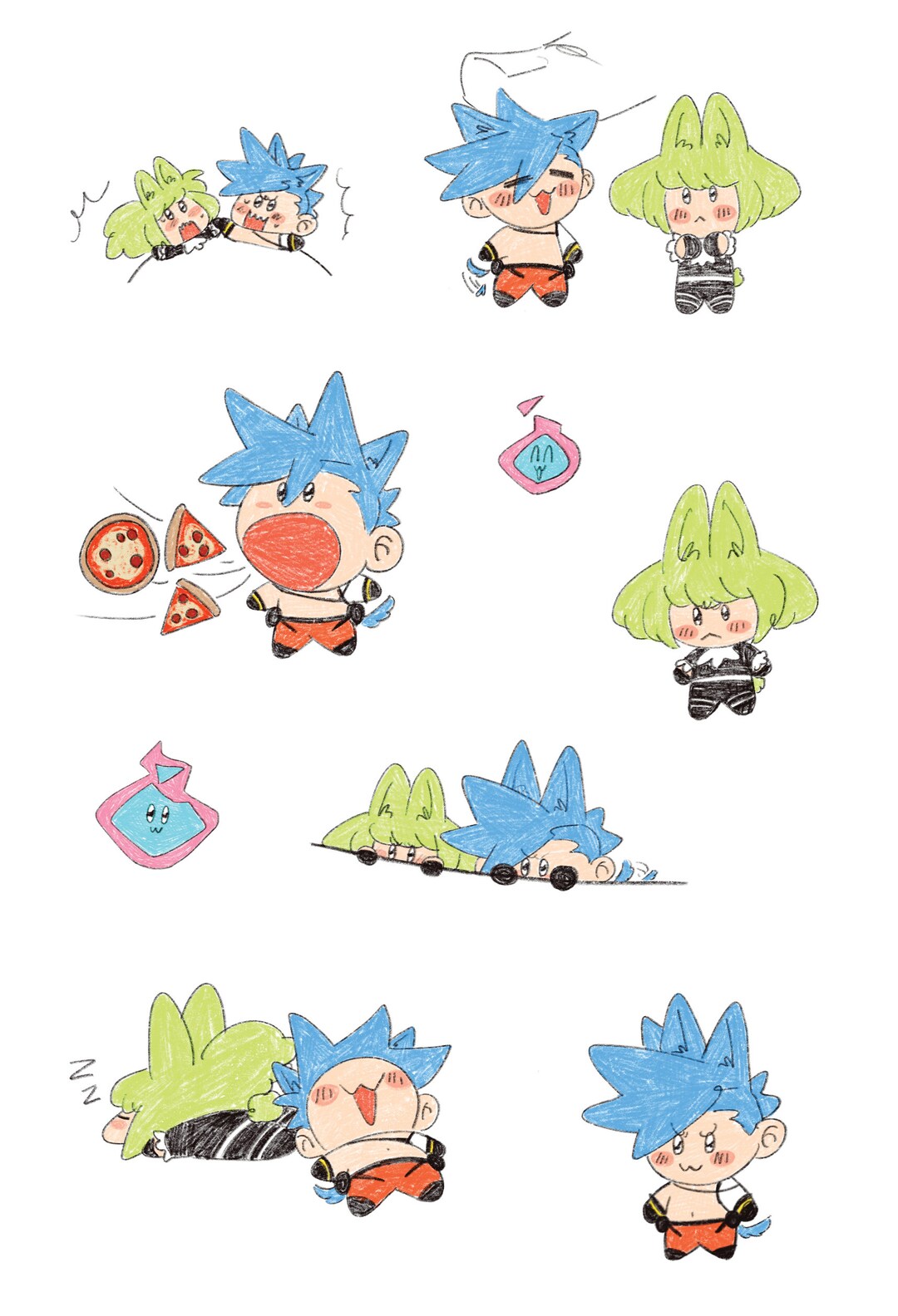 Promare Microorganism Sticker Sheet (PREORDER) - Etsy