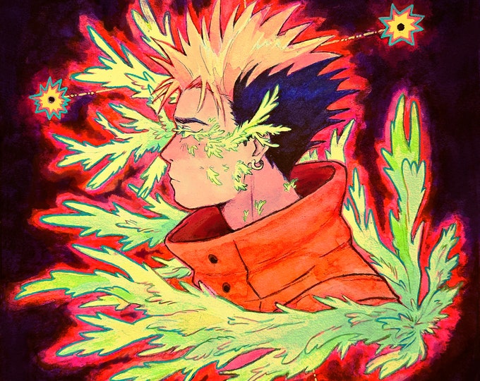 TRIGUN Vash Angel Print - Etsy