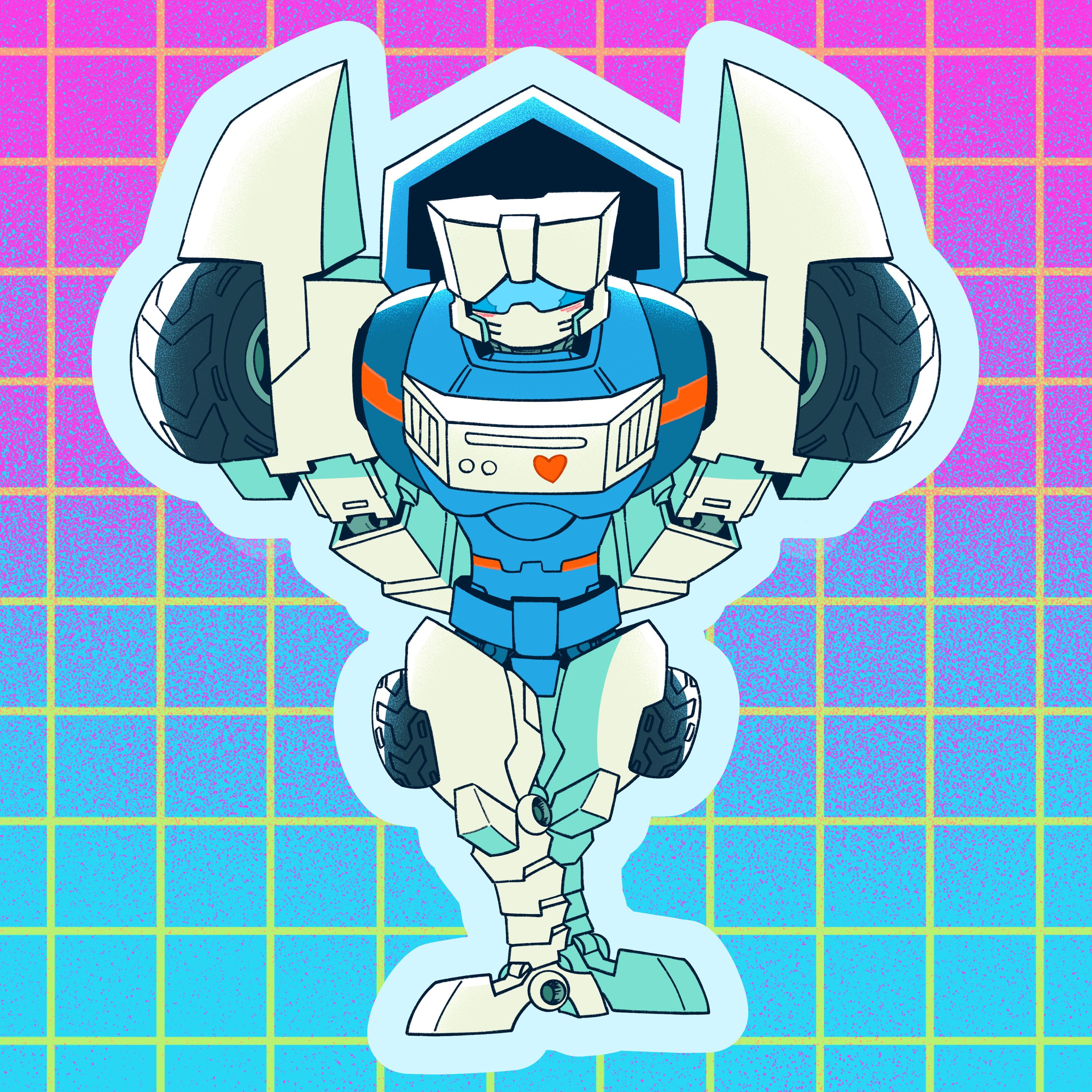 Transformers Tailgate Oversized Sticker (PREORDER) - Etsy