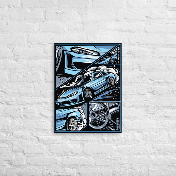 Drift Cars Poster - Etsy