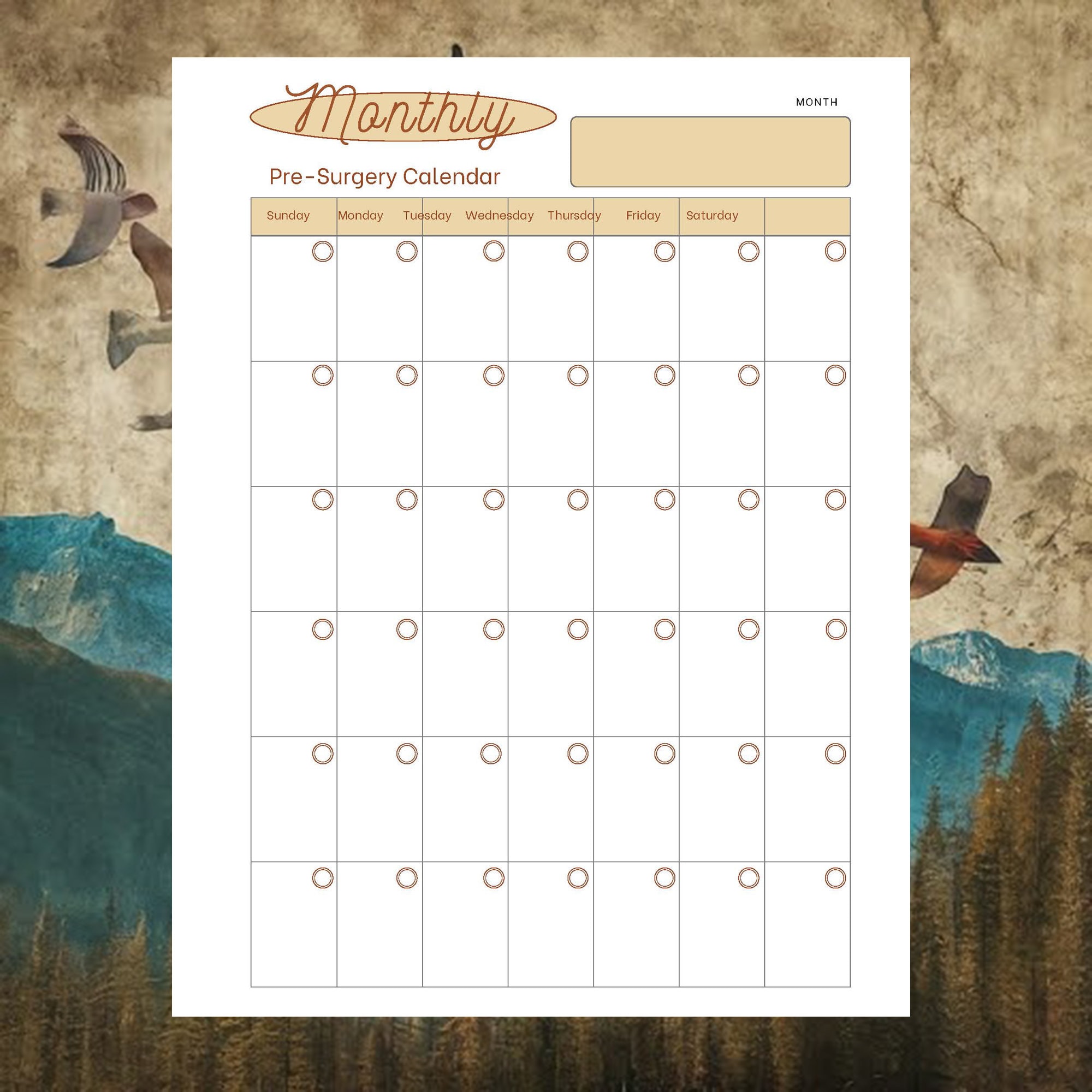 Personal Pre-surgery Planner and Self Care Journal for Any Surgery ...