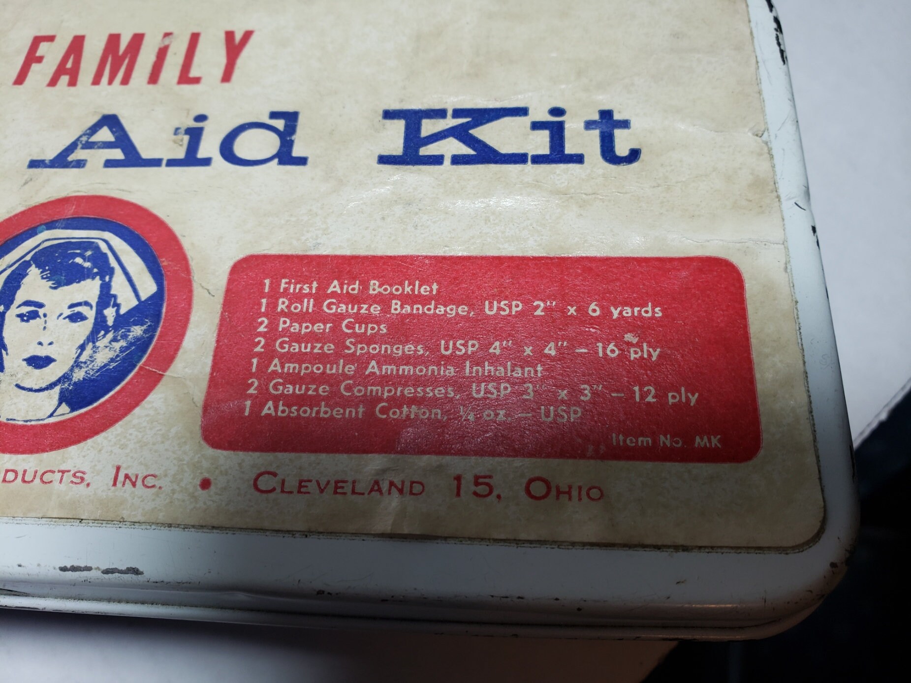 Sentinel Family First Aid Kit by Forest City Products Cleveland Ohio W ...