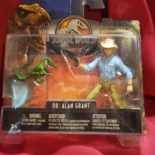 Jurassic Park Alan Grant Action Figure Etsy