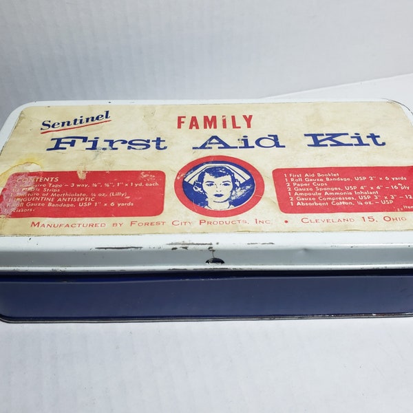 First Aid Kit Tin - Etsy