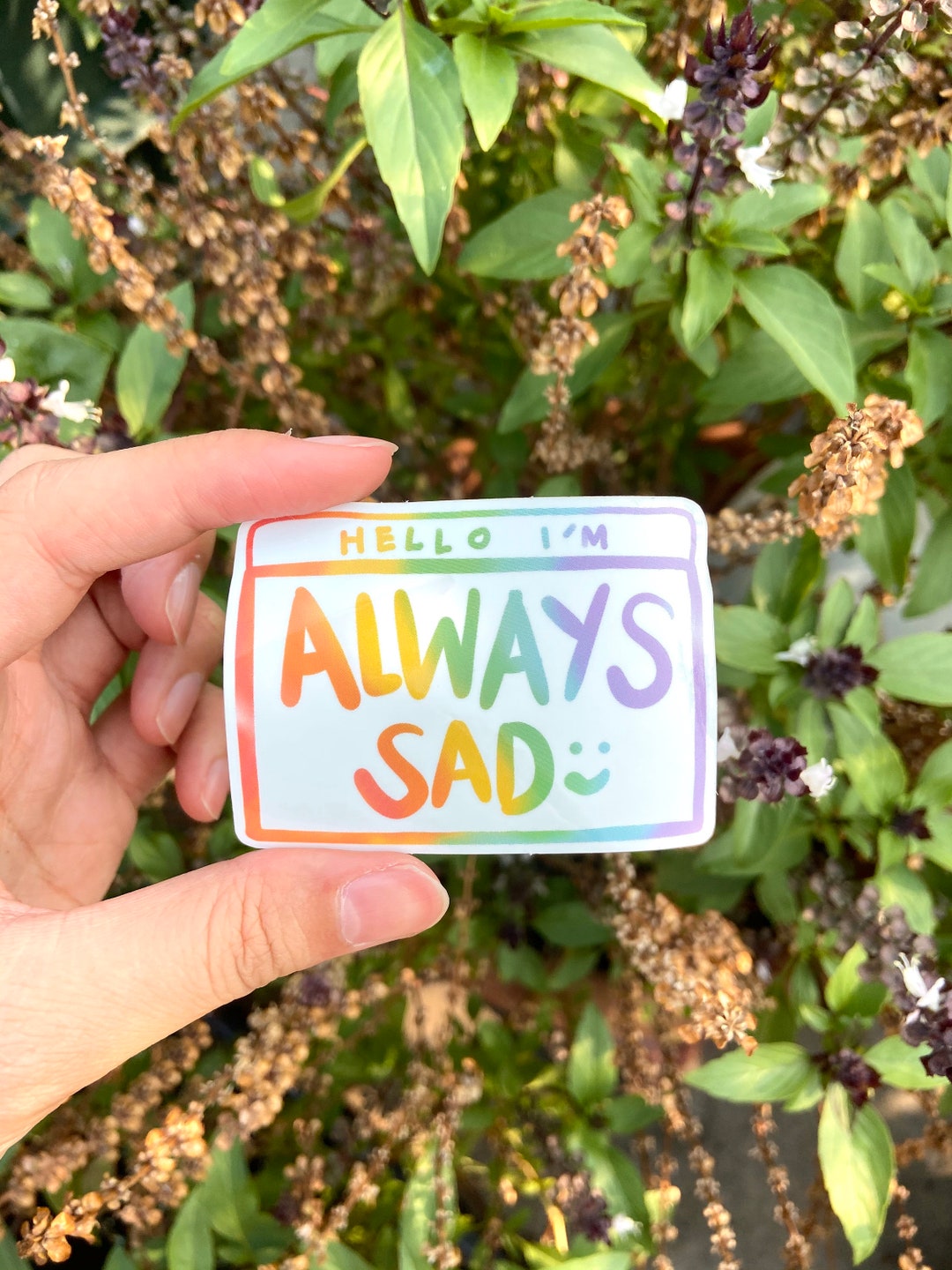 Always Sad Vinyl Sticker Sad Girl Sticker Sad Boy Sticker - Etsy