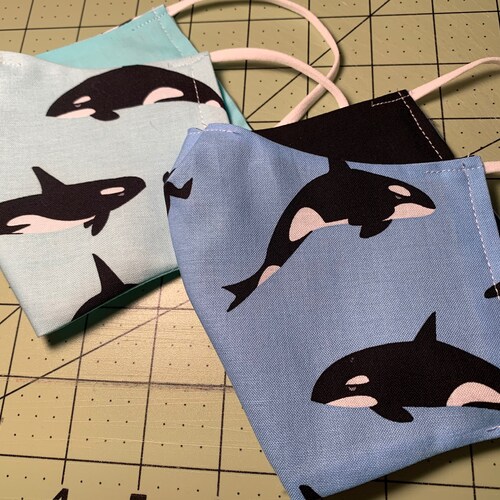 Spider Web Face Mask With TWO Filters and Pocket Super Hero | Etsy