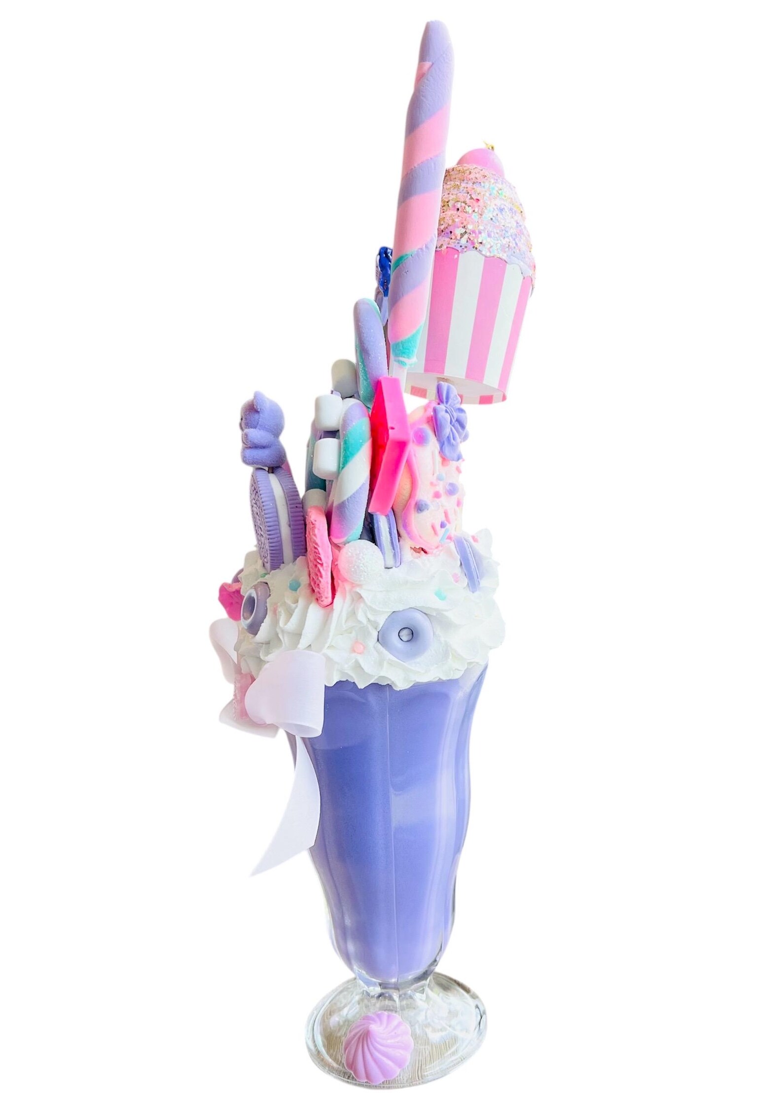 Purple Kawaii Extreme Fake Shake – Faux Dessert Display With Sweets ...