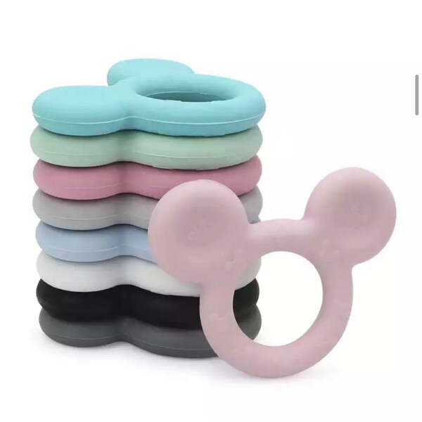 Mickey Mouse Teether - Etsy