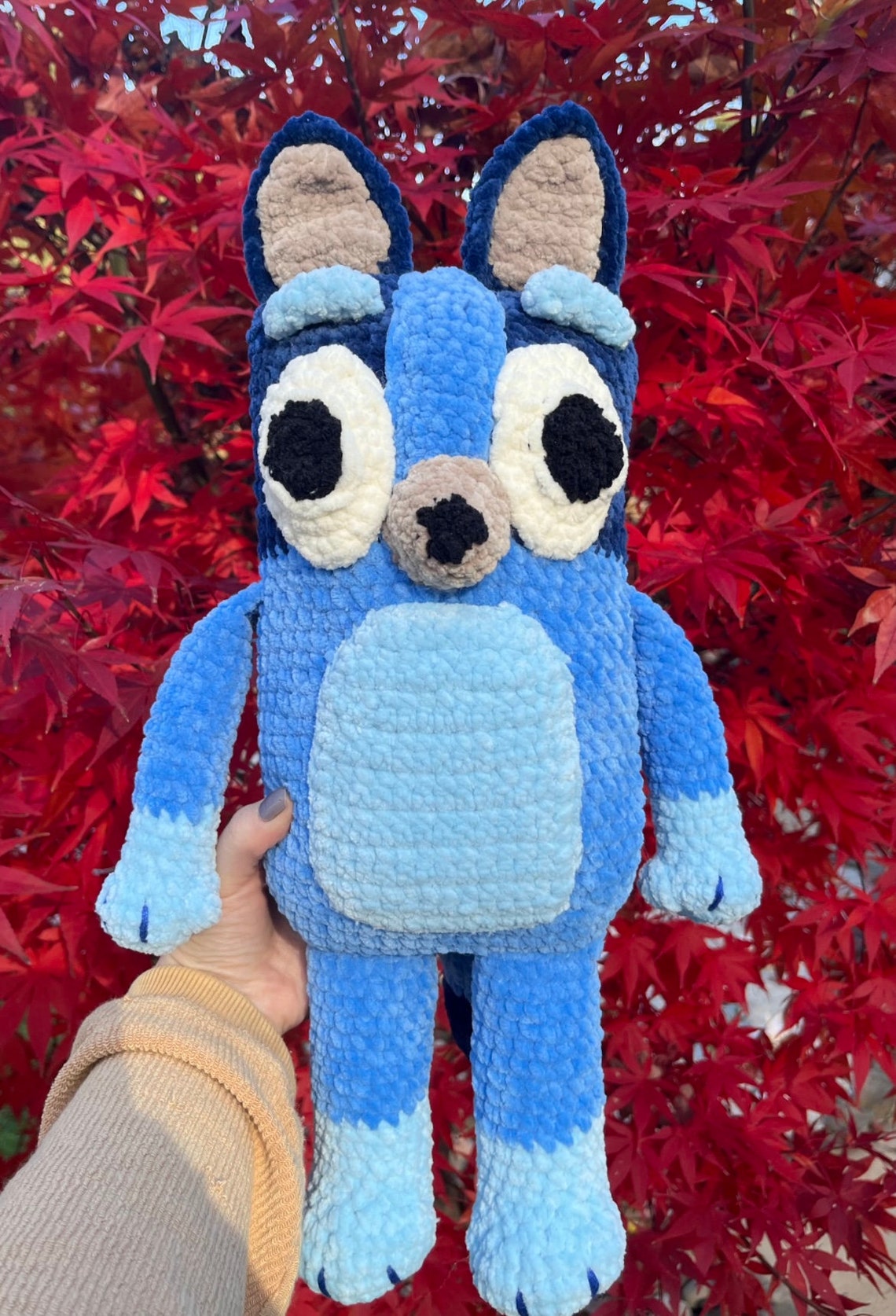 Bluey Crochet Pattern Blue Heeler Dog Amigurumi Pattern Handmade Kids ...
