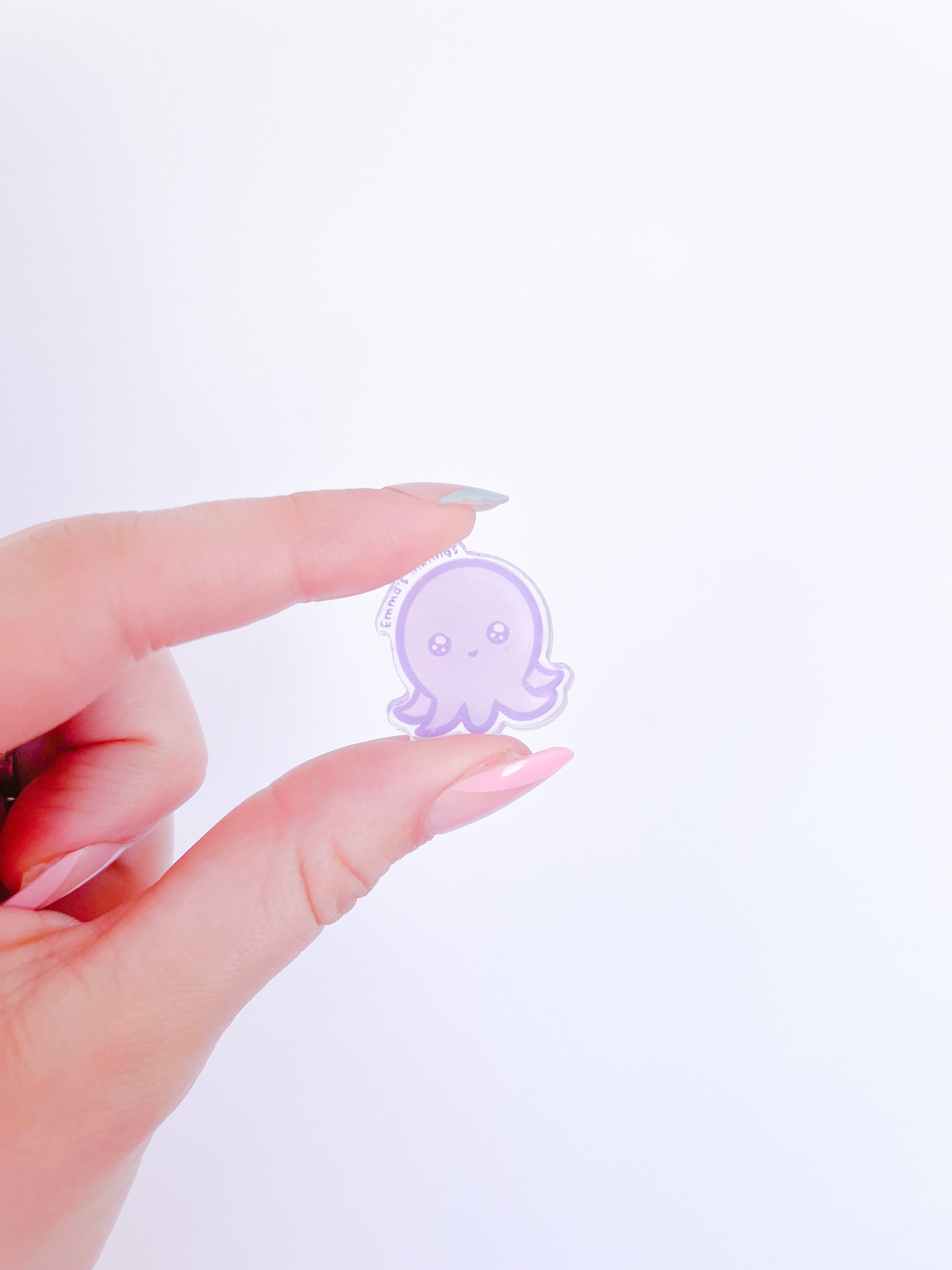 Octavius the Octopus Acrylic Pin. - Etsy