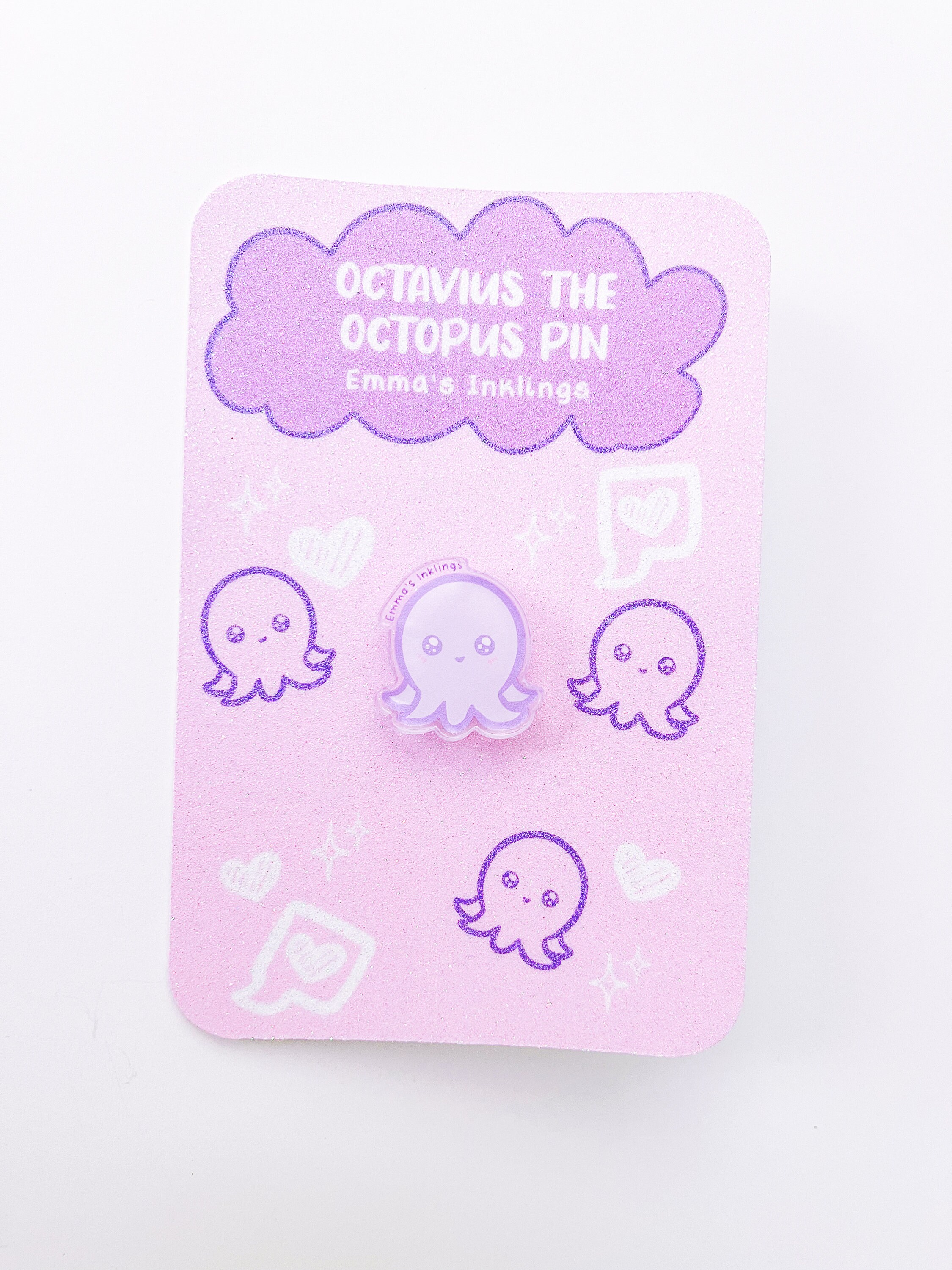Octavius the Octopus Acrylic Pin. - Etsy
