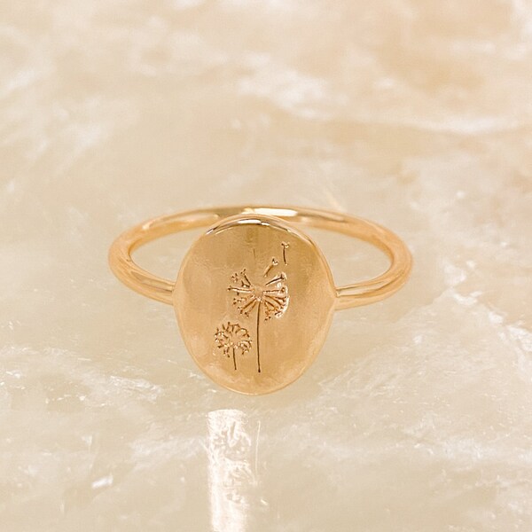Dandelion Ring - Etsy