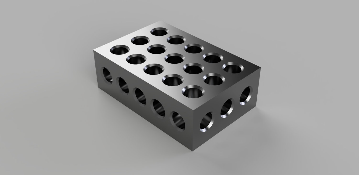 1-2-3 Block STL File - Precision Machining 3D Print Model - Instant ...