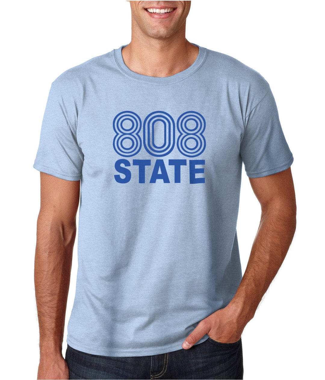 808 State T-shirt Screen Printed on Ring Spun Cotton Tees - Etsy UK