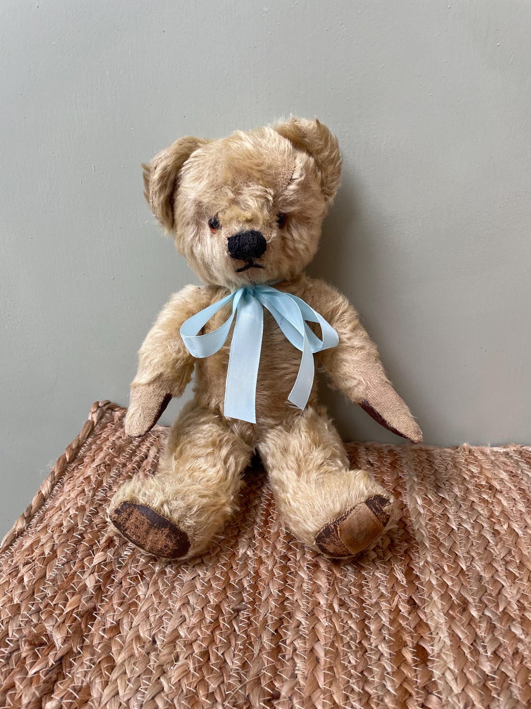 Frankie 1950s Chad Valley Bear With Labels - Etsy