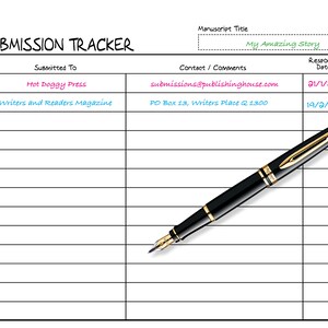 Submission Tracker Track Your Story Submissions Keep Those Manuscripts ...