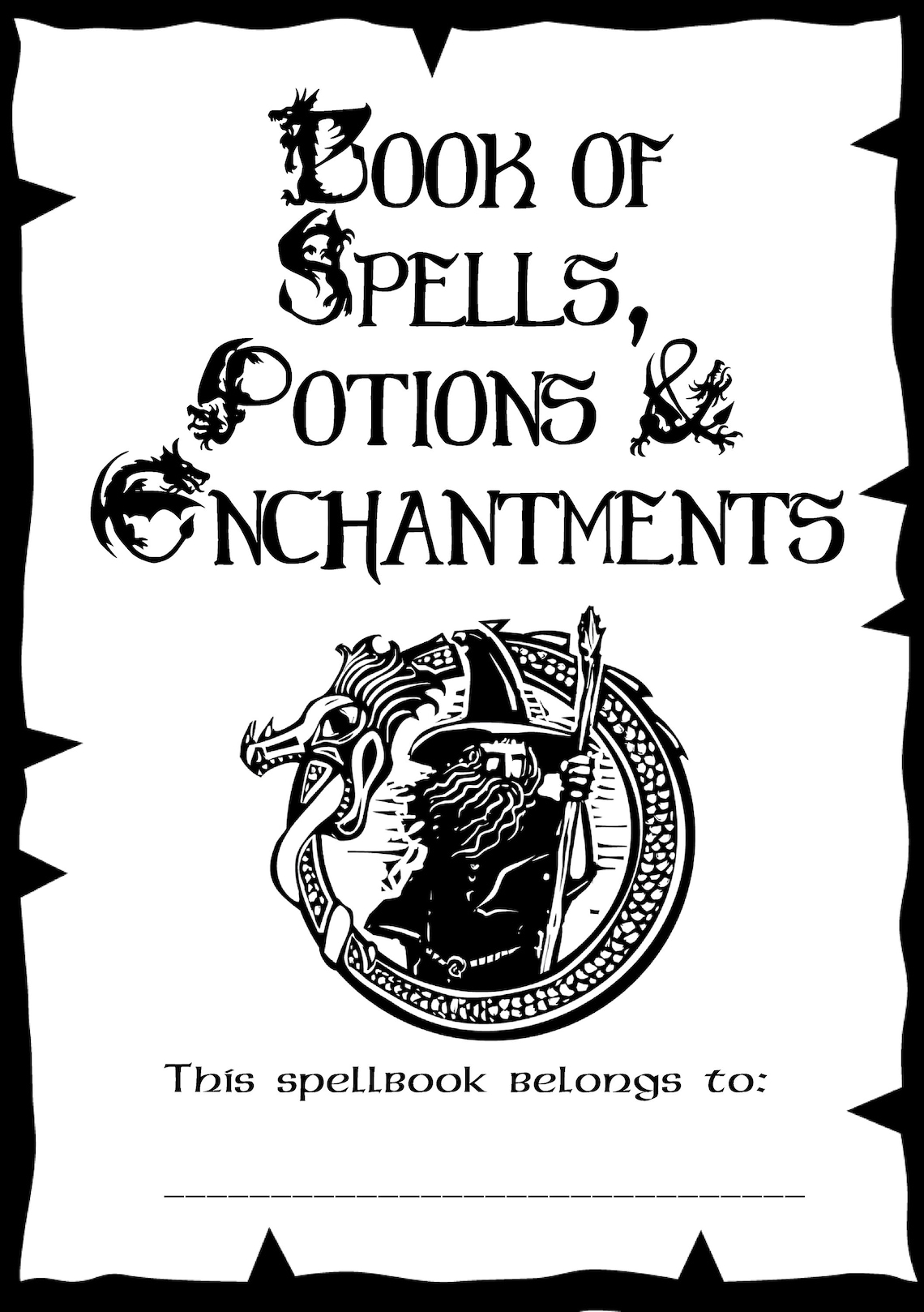 Dnd Spellbook Dungeons and Dragons Spells Wizard Spell - Etsy Norway