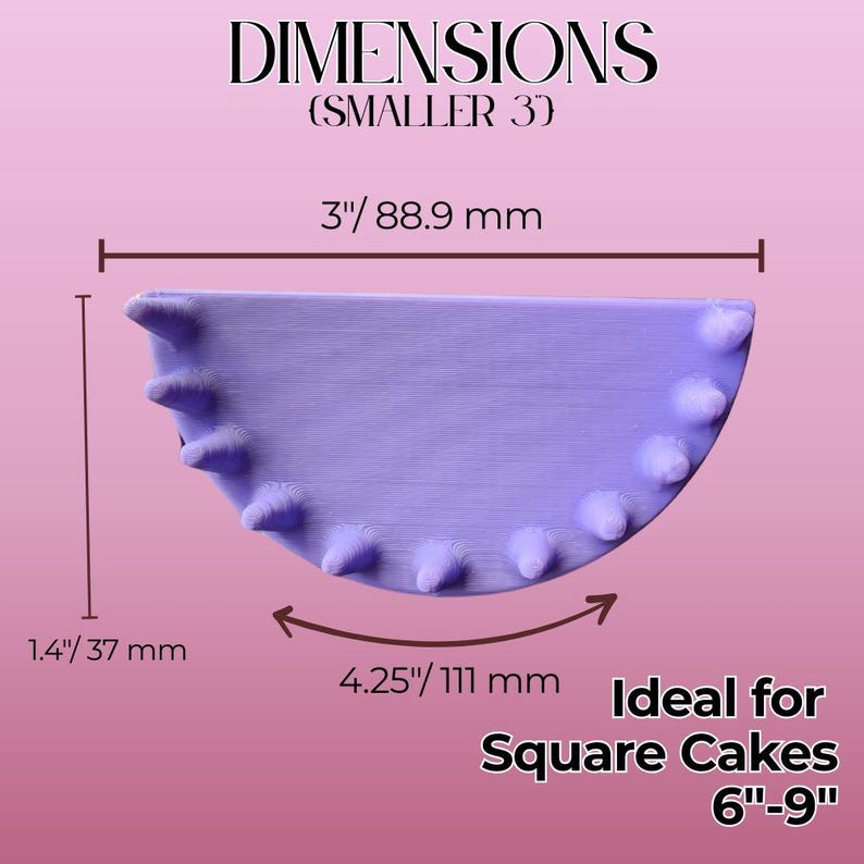 Cake Arch Guide Tool: Evenly Spaced Piping for Square Cakes - Etsy ...