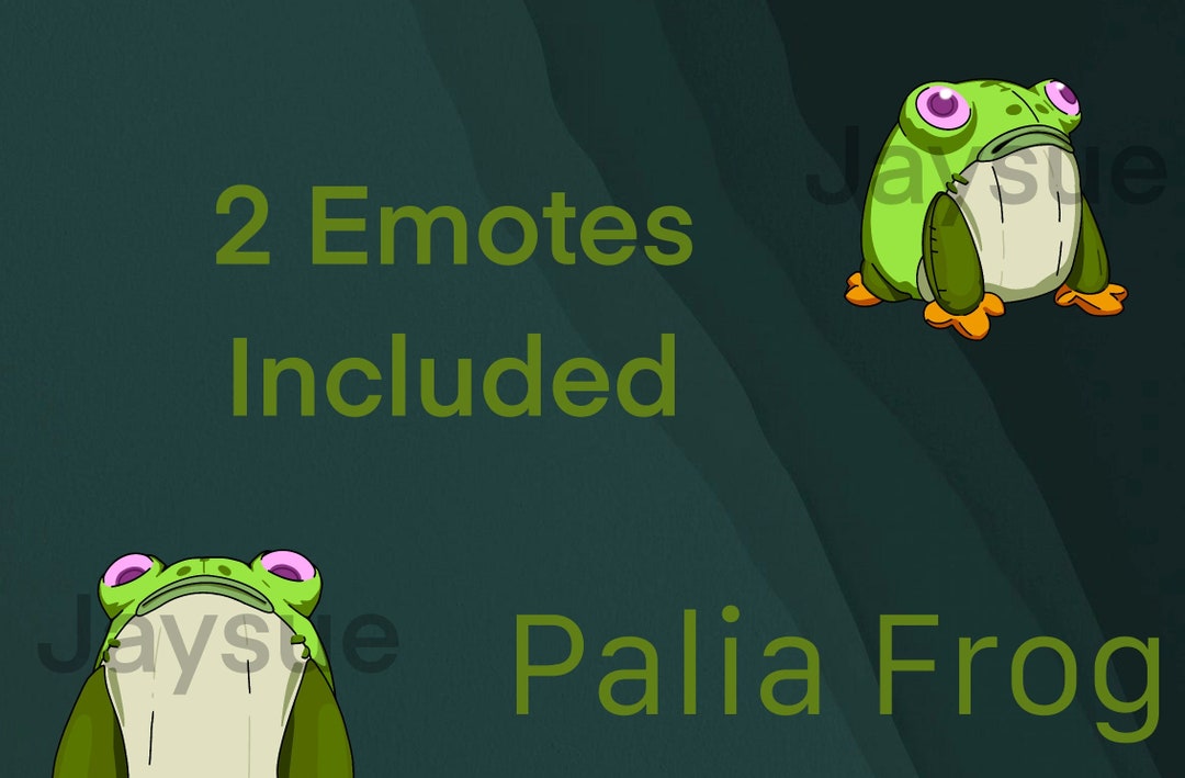 Palia Frog Twitch Emotes for Streamers - Etsy