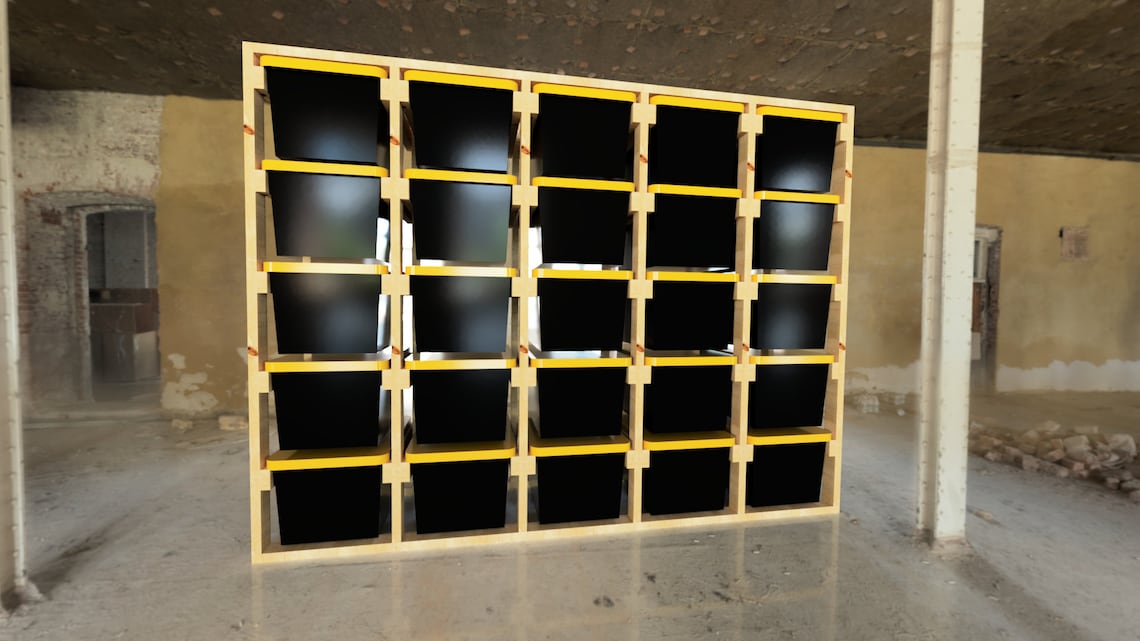 Ultimate 2x4 Sliding Tote Storage Plans - Easy DIY Plans All Sizes - Etsy