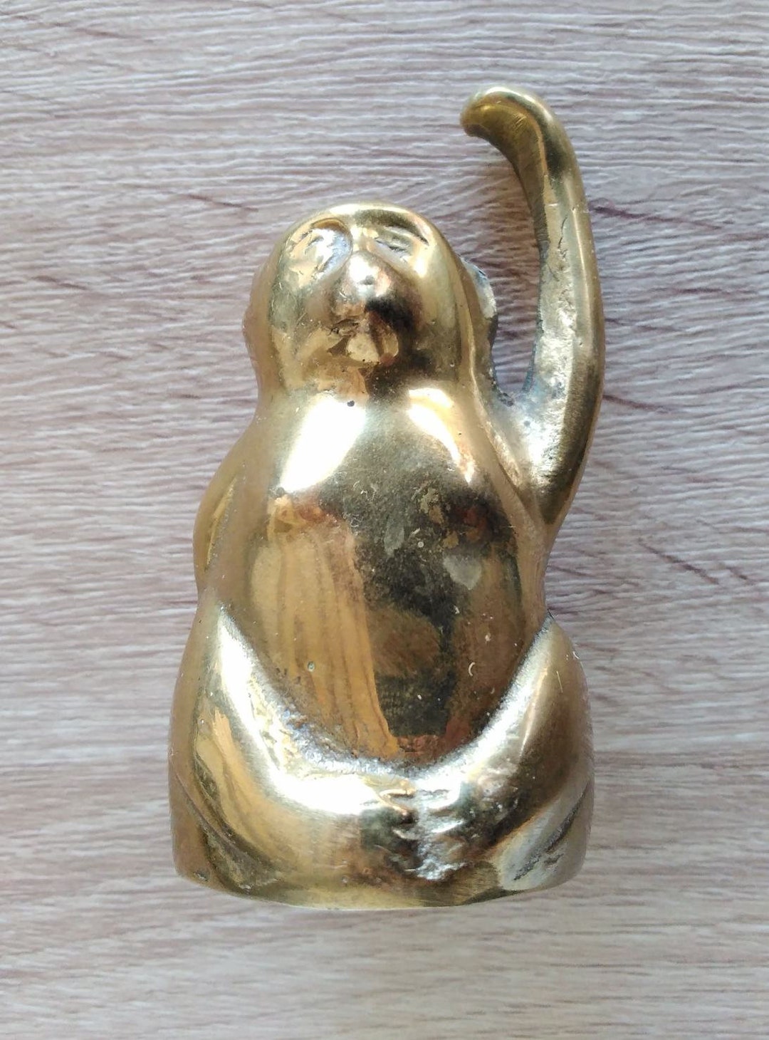 Vintage Brass Monkey Bell (9cm) , Indian Brass, Monkey Trinket - Etsy