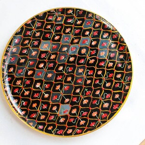 Buy Wall Plate Indian, 12" Rajasthani Handpainted Wall Decorative ...
