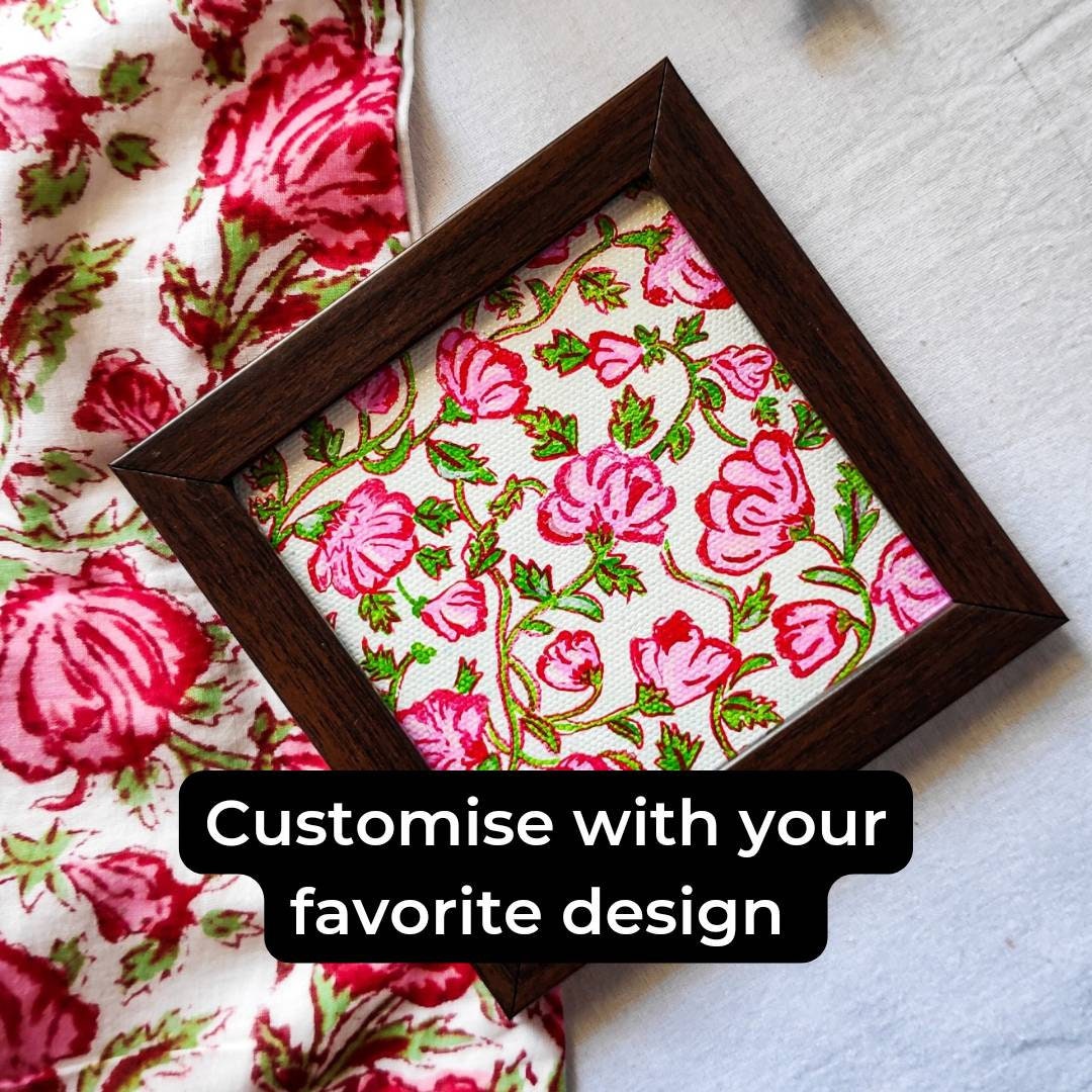 Custom Coasters Design to Match Any Table Cloth, Personalized Coasters ...