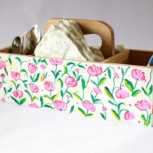 Wooden Spoon Holder and Organiser for Dining Table, Indian Handmade ...