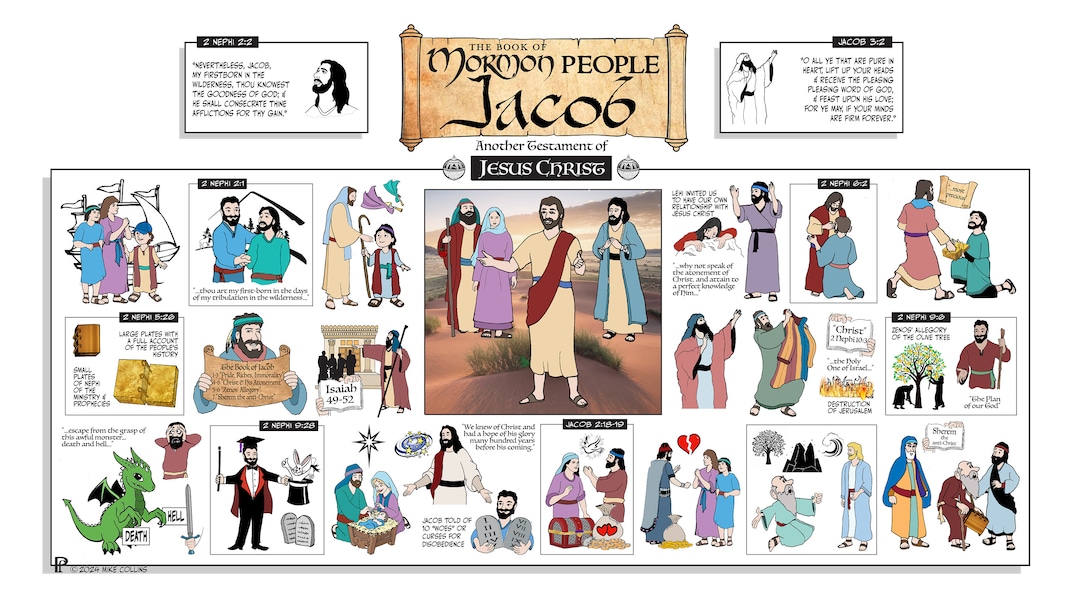 The Prophet Jacob Book of Mormon People by Ponderfun - Etsy