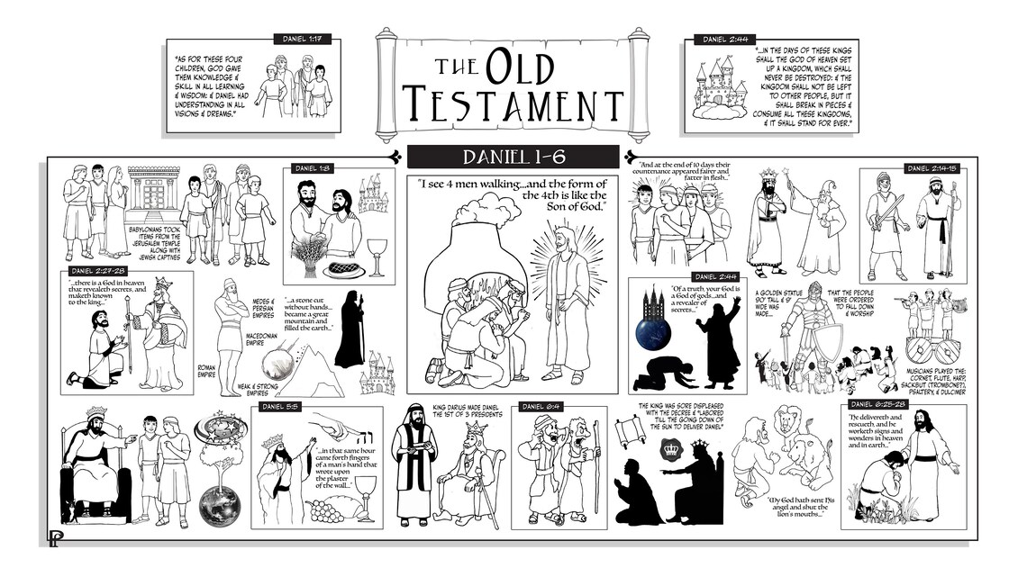 Old Testament Coloring Page Overviews of Come Follow Me Lessons 1 Kings ...