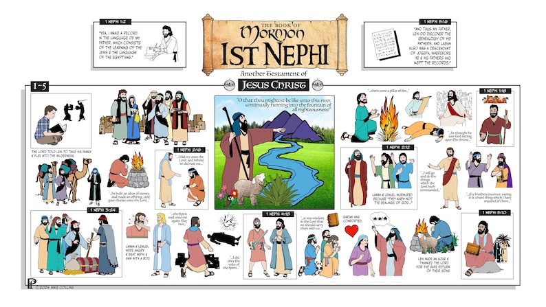 Book of Mormon Primary Overviews From 1 Nephi - Alma 29 - Etsy