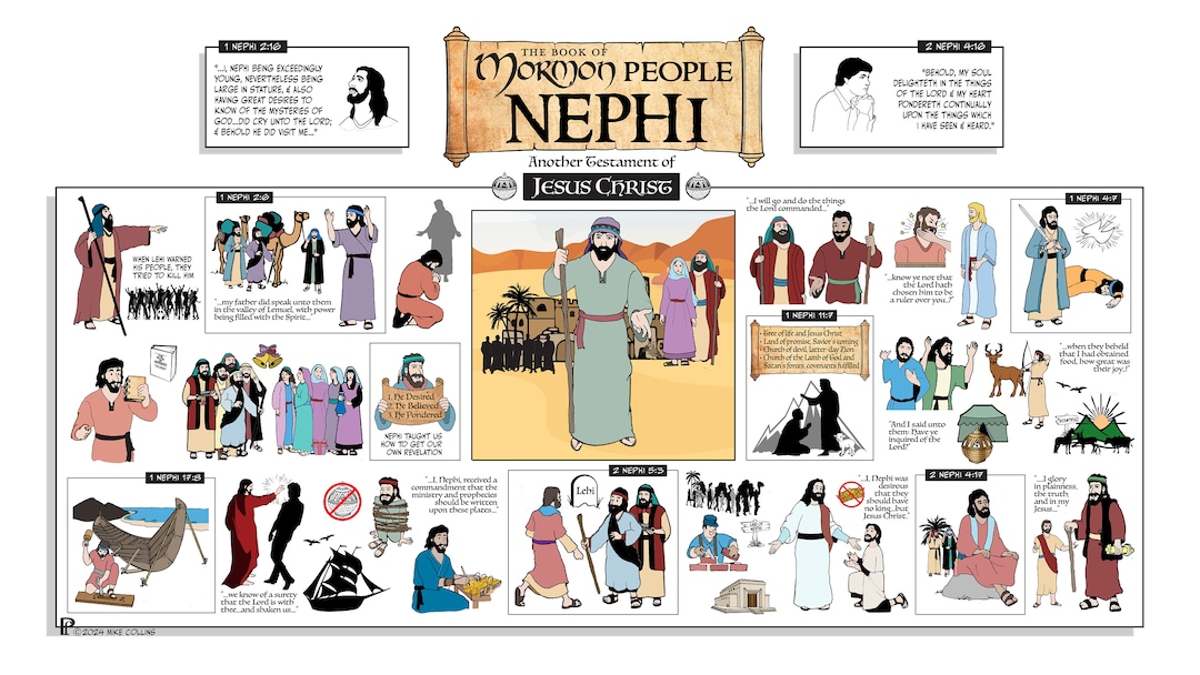 Book of Mormon Nephi the Prophet Overview and Script - Etsy